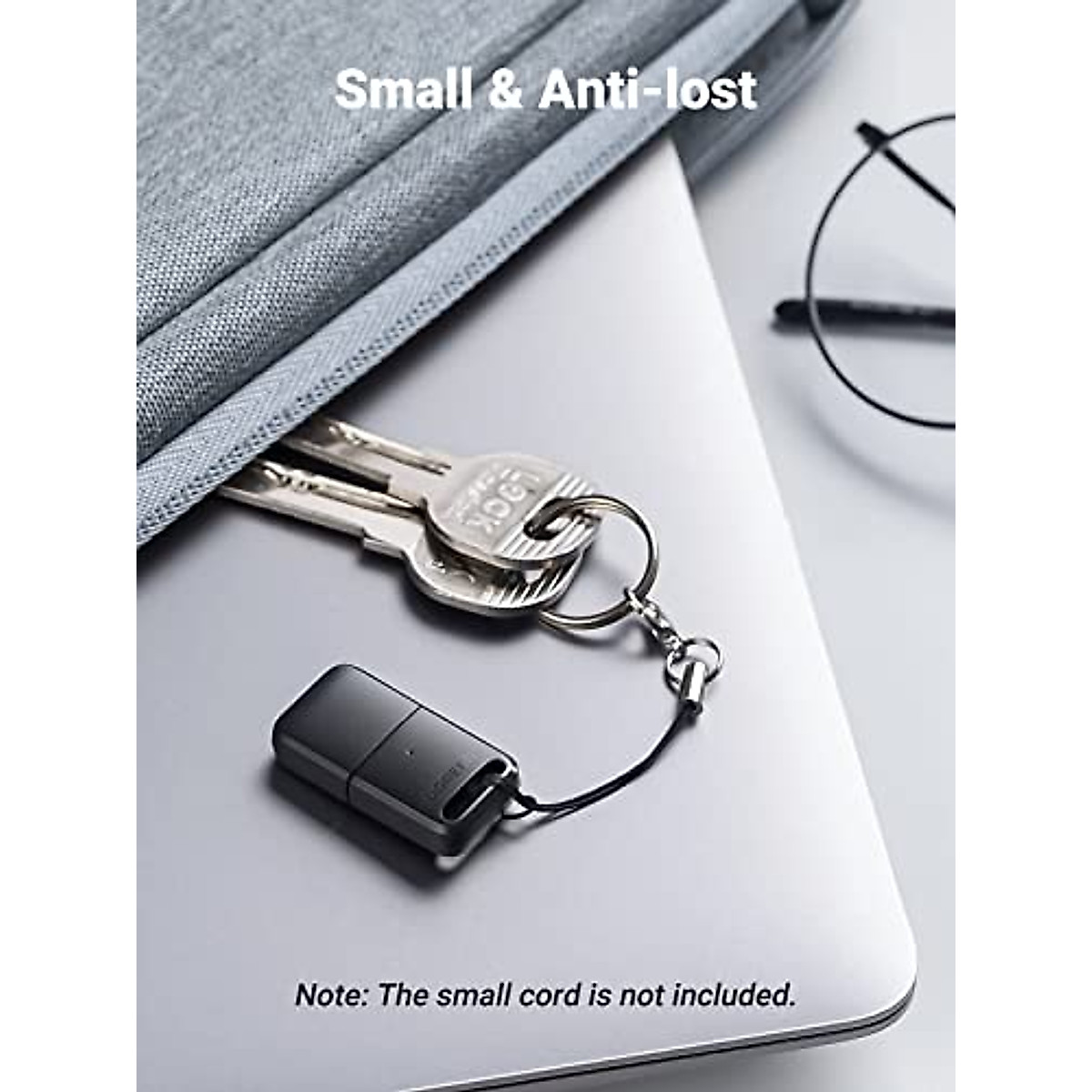 UGREEN USB Bluetooth Adapter for PC Bluetooth 5.0 Dongle Receiver Support Windows 11/10/8.1/7 Desktop Laptop Compatible with Headphones Printer Speaker Mouse Keyboard PS4/ Xbox Controllers