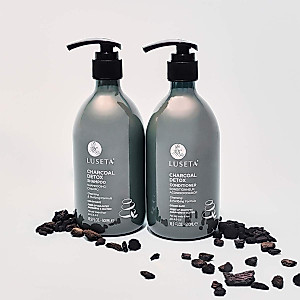 Luseta Charcoal Detox Shampoo for Clarifying, Detoxifies and Volumizing 16.9oz