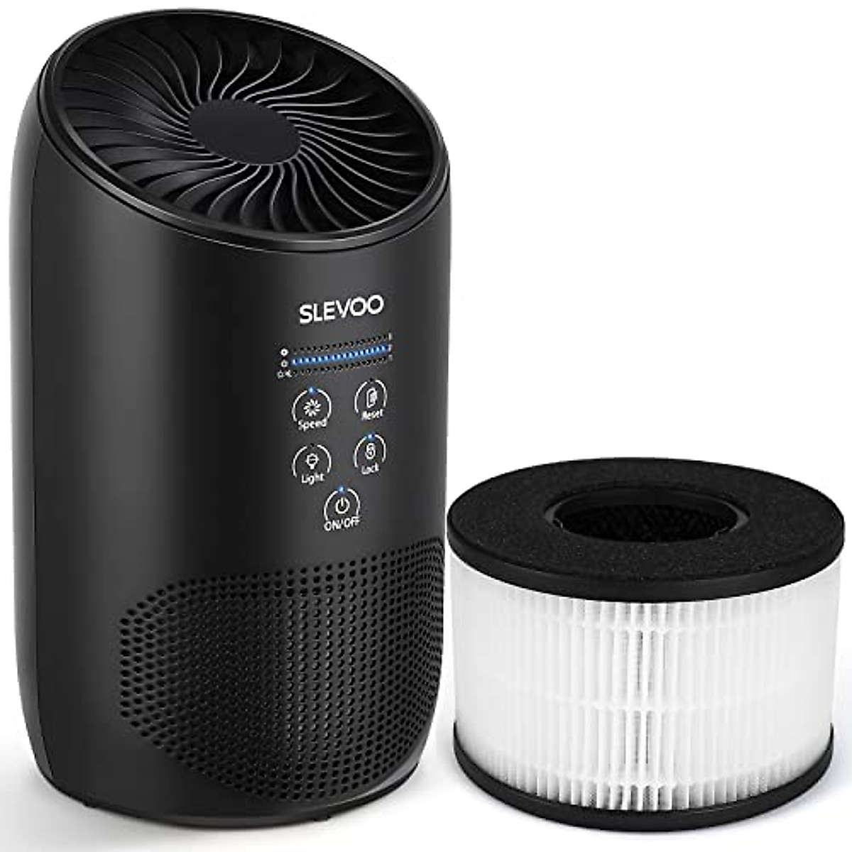 BS-03 Air Purifiers for Home & H13 True HEPA Replacement Filter Compatible for BS-03 Air Purifier