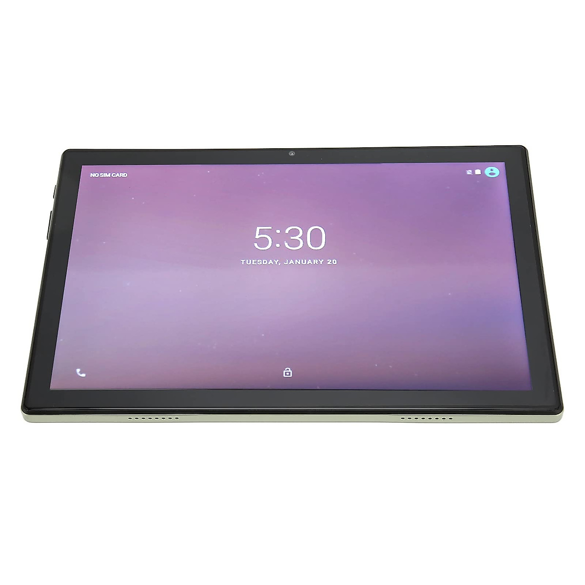 Haofy 10 Inch Tablet, Green 100‑240V 6G 256G 1960x1080 IPS Screen Gaming Tablet for Travel (US Plug)