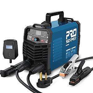 160Amp ARC Stick Welder, Prostormer 110V/220V Dual Voltage MMA/Lift TIG 2 in 1 Welder with IGBT Inverter Digital Display LCD Hot Start, Portable Welding Machine for Beginners and Professionals