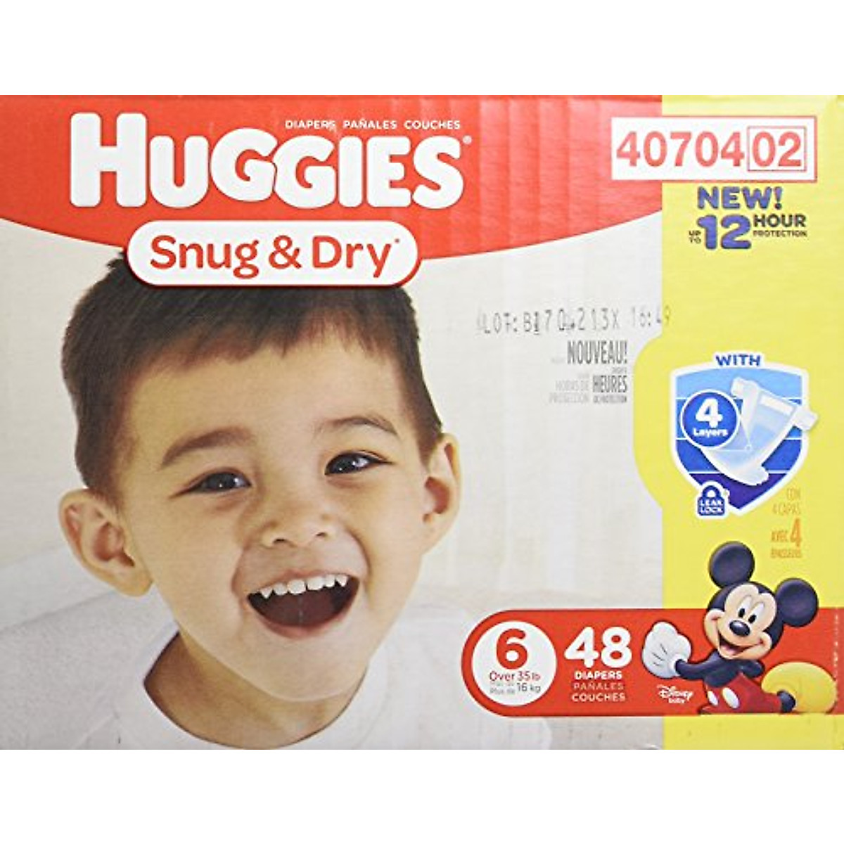 Huggies Snug & Dry Disney Baby Stage 6 Diapers (Over 35 lb) - 48 CT