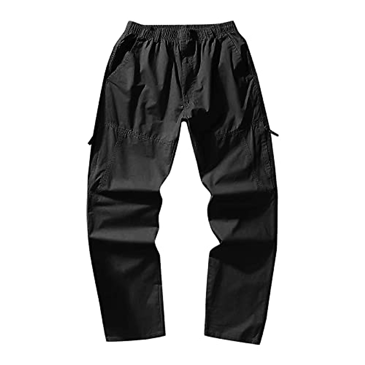 TOWMUS Cargo Pants for Men Men's Outdoor Tactical Pants Rip Stop Lightweight Truck Military Combat Cargo Work Hiking Pants Black