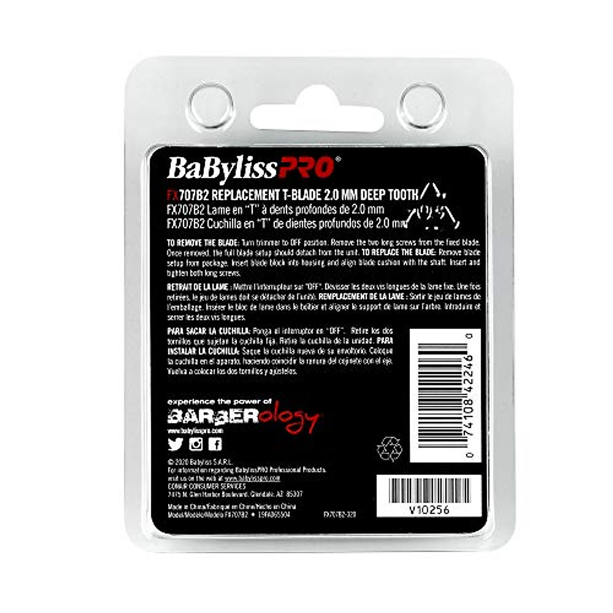 BabylissPRO Deep Tooth Graphite Replacement Blade