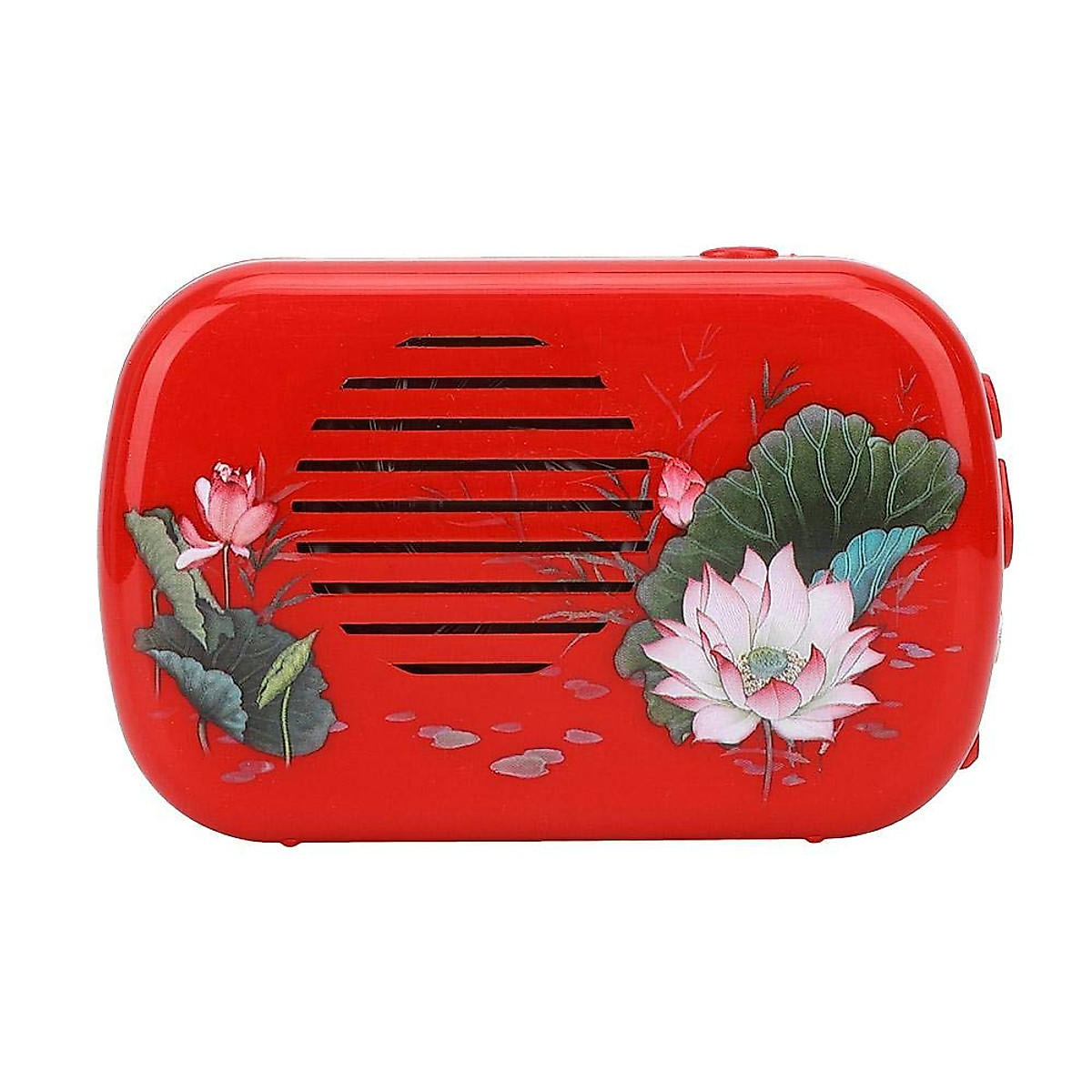Zerodis Mini Buddha Music Player Machine Buddhist Chanting Player Praying Song with 22 Buddhist Songs(Jujube Red)(Jujube Red)