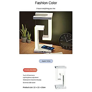 Yiwa Smartphone Wireless Charging Suspension Table Lamp Eye Protection Led Night Light Home Romantic Decoration Wireless Charging
