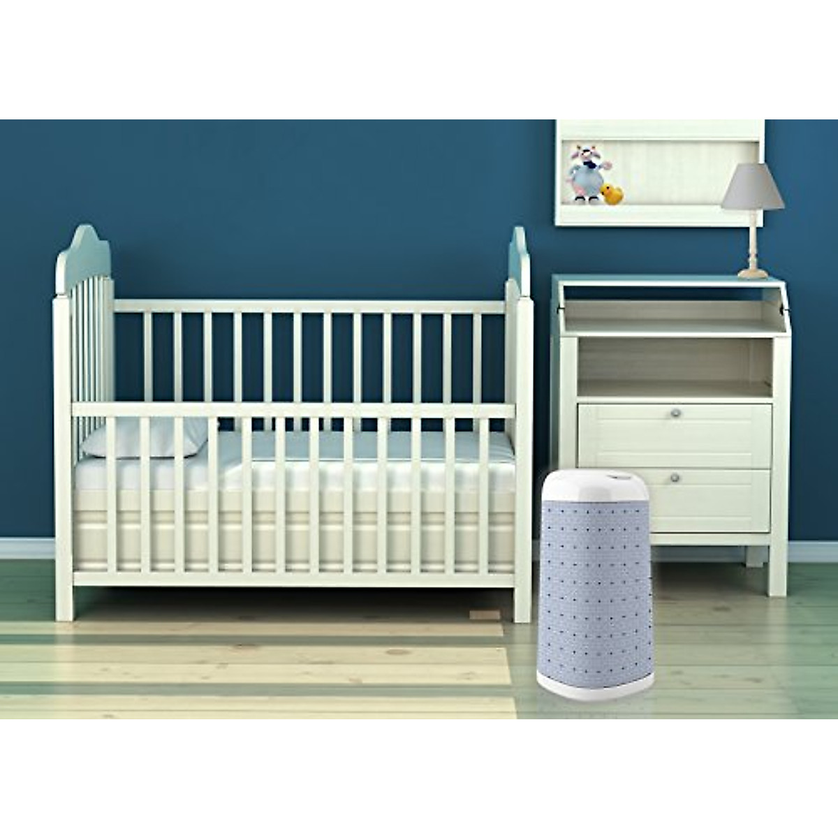 Playtex Diaper Genie Expressions Diaper Pail Fabric Sleeve, Blue Tile