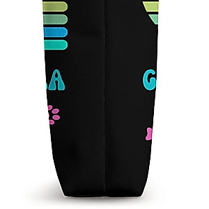 One Groovy Goldendoodle Mama Dog Mom Vintage Retro Pink Tote Bag