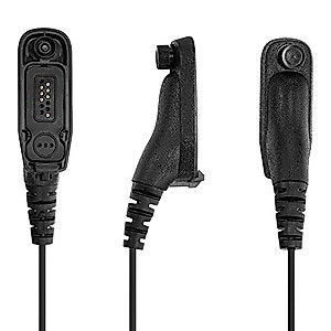 C Swivel Earpiece Surveillance Headset Pogo Pin Walkie Talkie Earphone for Motorola APX4000 APX6000 APX7000 APX8000 XPR6100 XPR6350 XPR6550 XPR7550 XPR7550e