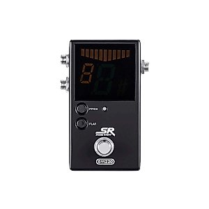 Monoprice Chromatic Pedal Tuner - Black, Normal & True-Bypass Outputs, Easy to Tune Your Bass & Guitars - Stage Right Series