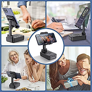 ZEALOT Bluetooth Speakers with Cell Phone Stand, Wireless Speaker,Outdoor,Portable Speaker with Phone Stand,Compatible with Phones&Tablets,HD Surround Sound,Anti-Slip Phone Holder Speaker for Gifts