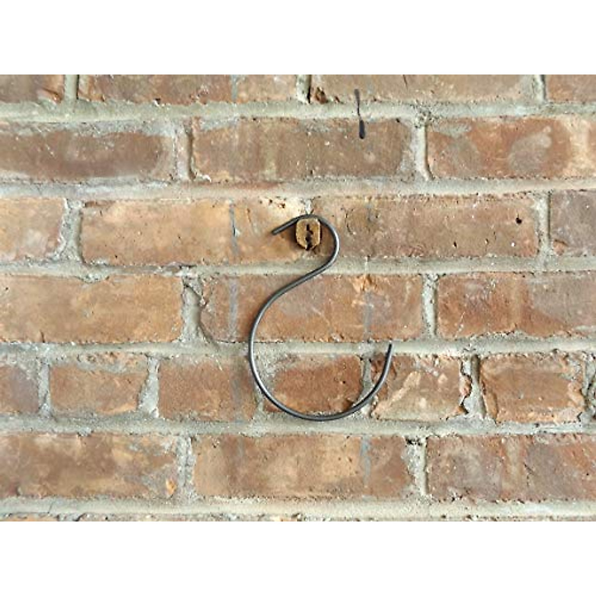 NAHANCO SHKLGB Heavy Duty Steel S Hook Hanger, Black, 7" (Pack of 12)