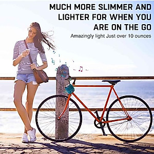 UrbanX Bluetooth Speaker: Powerful Stereo Sound, IPX7 Waterproof, True Wireless Stereo Pairing, Portable Design, Latest Bluetooth V5.2 - Perfect for Mini (2019), Beach, Outdoor, Home, Parties- Blue