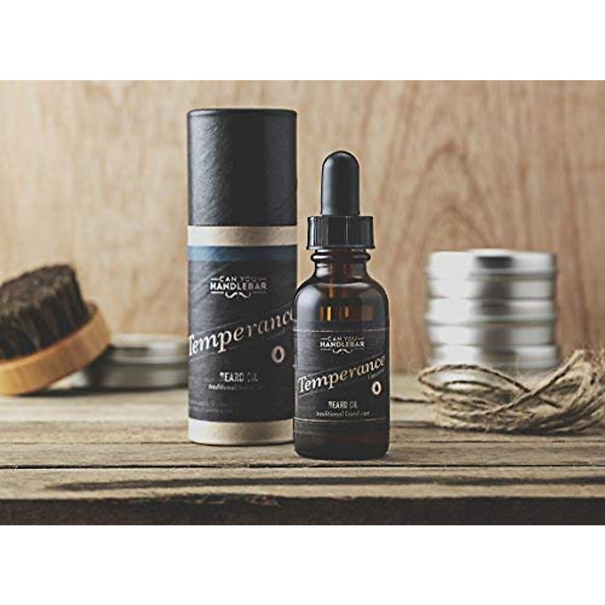 Can You Handlebar Beard Oil for Men, Natural Beard Care Conditioner Moisturizer Softener Grooming Product, Fragrance-Free Unscented, 1oz Dropper Bottle