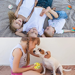 Telinkin Stress It Pop Ball Fidget Toys for Girls and Boys Gifts, Squishy Stress Balls for Adults & Kids, Push Popit Squeeze Ball Fidgets Toy with Anxiety Relief for ADHD Children & Adult Pack of 3