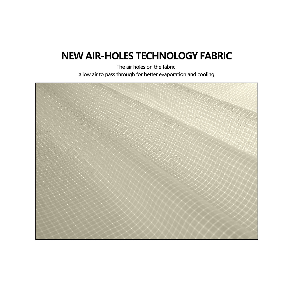 Little Donkey Andy Women's UV Protection Shirt, Breathable Long Sleeve Hiking Shirt, Air-Holes Tech Light Khaki Heather M