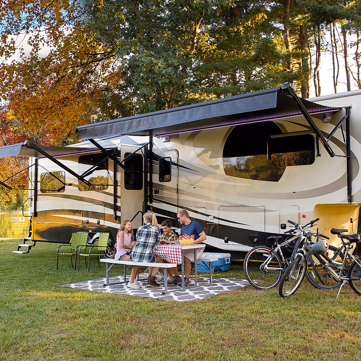 Lippert Components Floë Induratec 636 12V DC Integrated Drain-Down System for Winterizing 5th Wheel RVs, Travel Trailers and Motorhomes - 809127