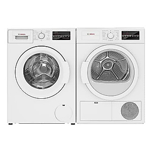 Bosch 300 Series 24-Inch Condensation Dryer - ENERGY STAR - WTG86403UC - White