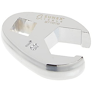 Sunex 971018 3/8-Inch Drive 18-mm Flare Nut Crowfoot Wrench
