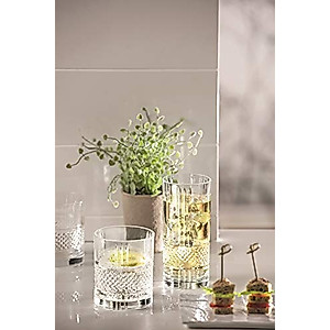 Goblet, White Wine Crystal Glass, Water Glass, Stemmed Glasses, Set of 6 Goblets, 8 oz, Beautifully Designed, by Barski, Made in Europe