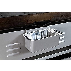 Fig & Leaf (30 Pack) Drip Pans Compatible with Blackstone Grills for 36 Inch l 30 Inch l 28 Inch l 22 Inch l 17 Inch Griddle l Rear Grease Cup Liners l Heavy-Duty Disposable Aluminum Foil