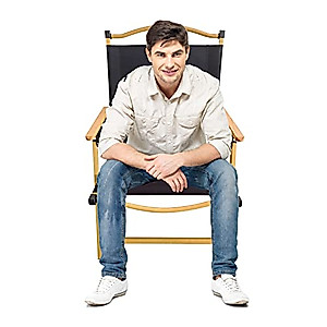 Kweetle Foldble Camping Chair Kermit Chair Beach Chair Outdoor Furniture Aluminum Portable Folding Camping Chair for Camping Picnic Park