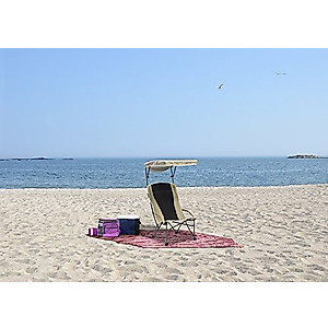 Pro Comfort High Shade Chair,Tan Fabric,Graphite Frame