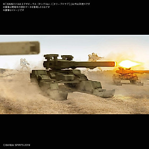 Bandai Hobby - 30 Minute Missions - #03 Tank (Olive Drab), Bandai Spirits 30MM 1/144 Model Kit Extended Armament Vehicle