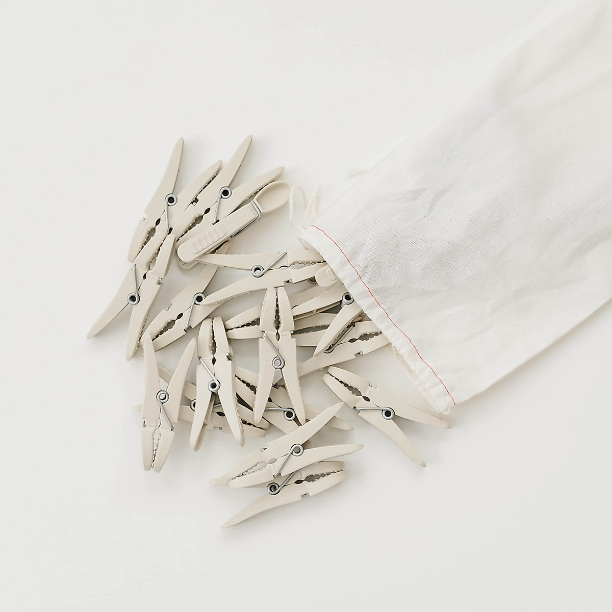 GREENLEAF CLASSICS Super Tough Clothespins. Heavy Duty and Durable. Great for Hanging up Laundry, or Multipurpose Around The House. (Tan) Set of 24