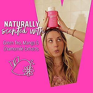 Queen V Pop the Bubbly Bubblebath pH Balanced, Enriched with Green Tea, Mango and chamomile extracts, For Use on External Intimate Area