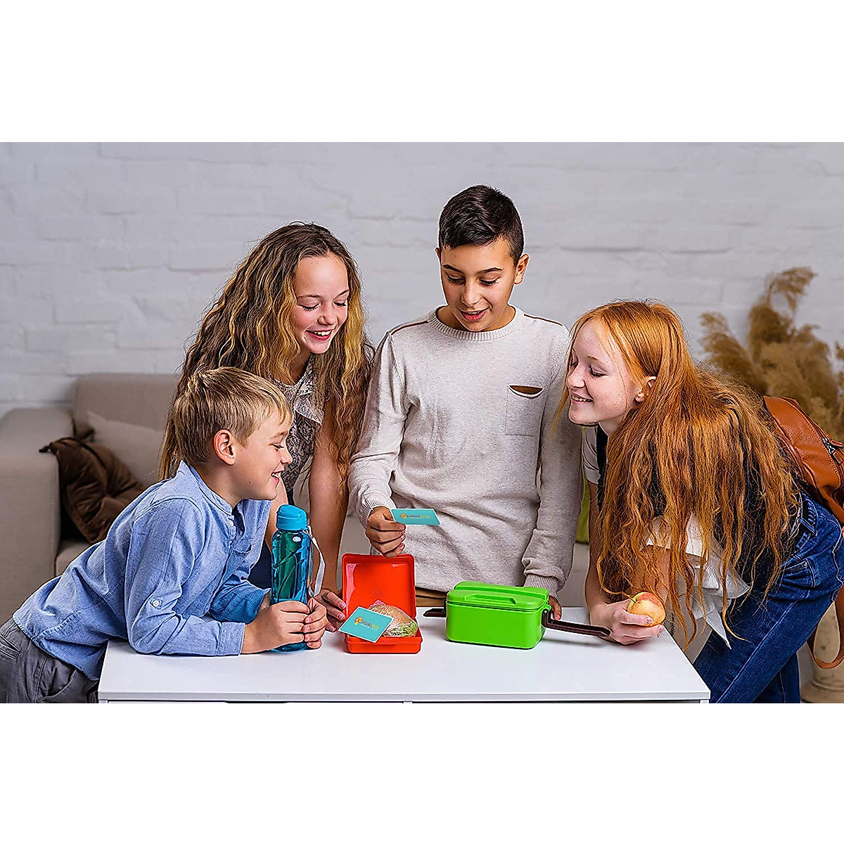 Lunch Box Notes for Kids – Pack of 60 Educational Lunch Box Notes - Lunch Notes Learning Flash Cards Kindergarten or School - School Lunch Accessories for Kids - Fun Facts Series 3