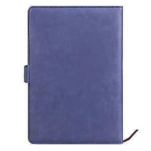 A5 PU Digital Password Notebook Leather Locking Journal Combination Lock Diary Retro Travel Lined Binder Notepad Hardcover Executive Notebooks Personal Organizer with Pen Loop 3 Card Slots 100 Sheet