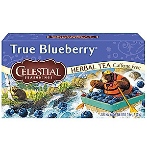 Celestial Seasonings Herbal Tea, True Blueberry, 20 Count