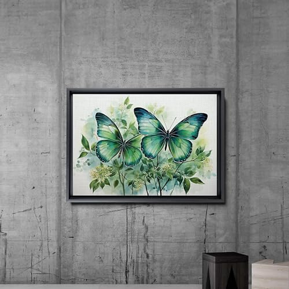 Abstract Painting Buy Canvas Wall Art, Butterfly Painting Art, Butterfly canvas, bedroom Butterfly wall art,Watercolor abstract Butterfly canvas painting