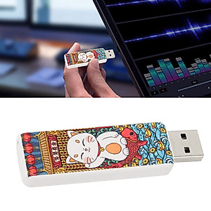 Flash Drive, Portable USB 2.0 Flash Drive with Cute Cat Pattern, Thumb Drives Memory Stick Data Storage Pen Drive for Computer Laptop(128GB)