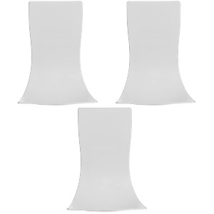 Cabilock 3 pcs Water Tray Black Serving Tray Laundry drip Catcher Wall Foam Hand soap Shower containers drip soap drip Catcher Drinking Pearlescent White Plastic Dispensing Tray