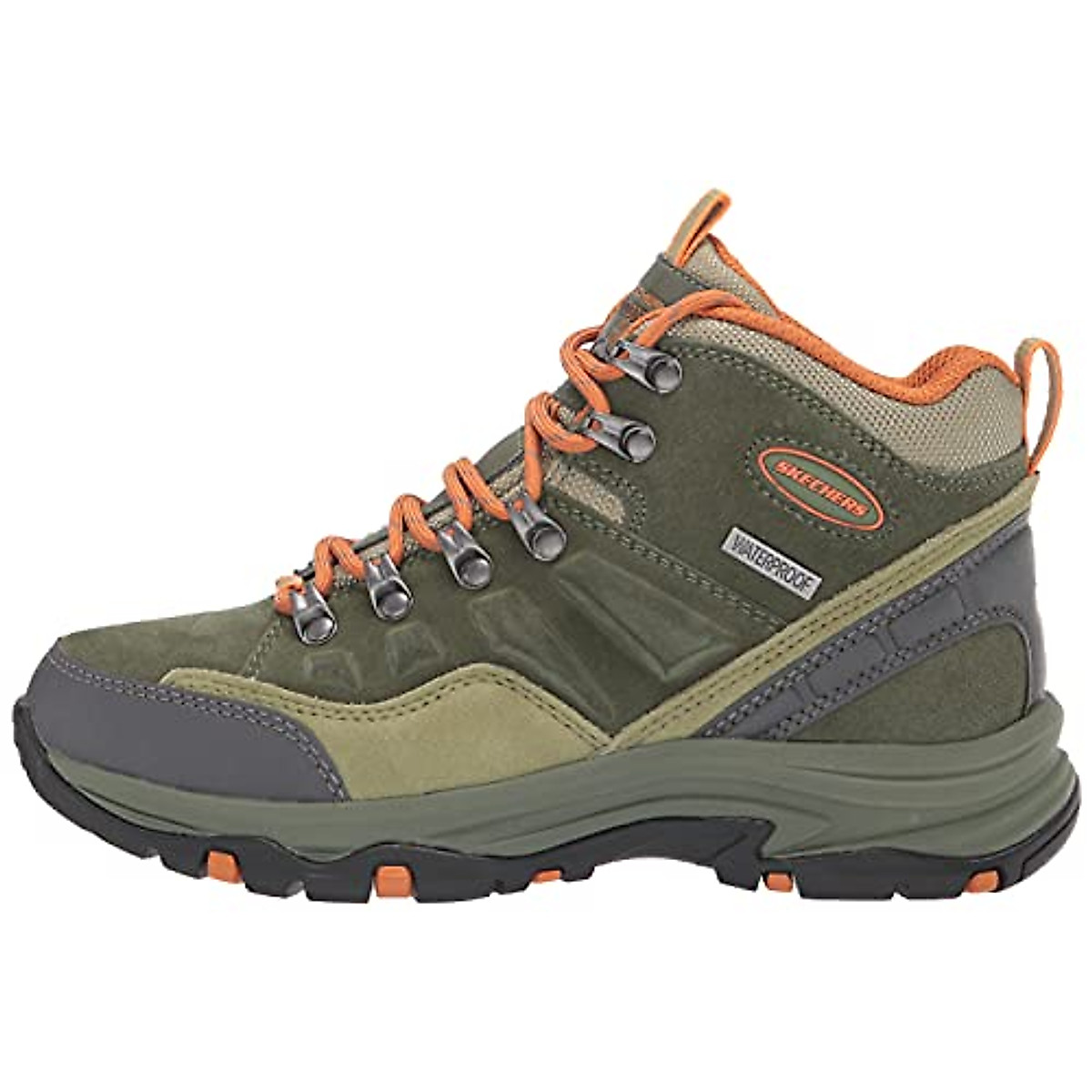 Skechers womens Hiker,Olive,6 M US