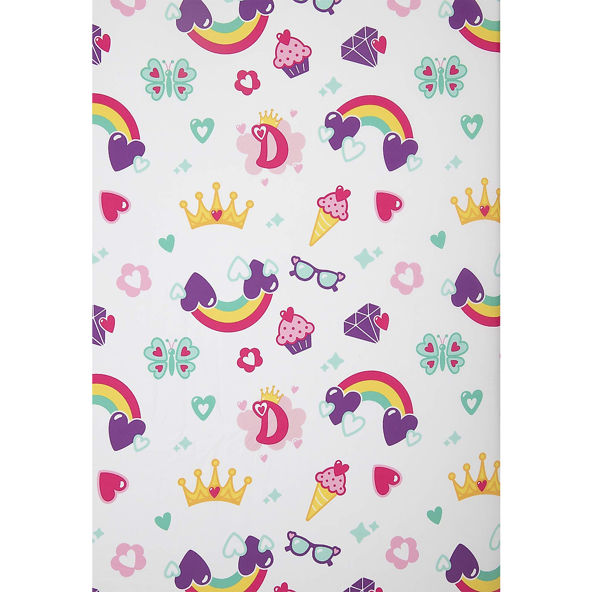 Love Diana "Dream Super Big" 4Piece Toddler Bedding Set, Pink