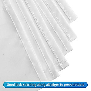 Hemmotop White Backdrop Background 10 x 12 ft White Backdrop Screen for Photography,Seamless White Photography Backdrop Background for Photo Video Studio