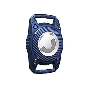 IPX8 Waterproof Airtag Dog Collar Holder (1 Pieces), Apple Airtag Anti Chew and Anti Scratch Hard PC, with Anti Loss Screws, Cat Dog GPS Tracker Anti Loss air tag Cover Holder