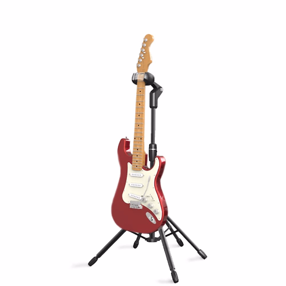 STARFISH+ : World’s Most Stable Professional LOCKING GUITAR STAND, D&A Guitar Gear – 5 Leg design for acoustic bass electric guitar portable universal adjustable holder with non-slip rubber padding