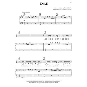 Taylor Swift - Folklore: Piano/Vocal/Guitar Songbook