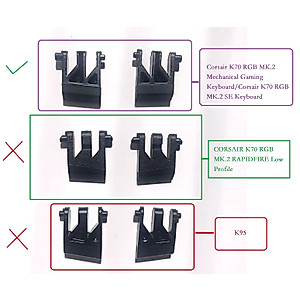 Keyboard Stand Feet Replacement Tilt Leg for Corsair K70 RGB MK.2 Mechanical Gaming Keyboard/Corsair K70 RGB MK.2 SE Keyboard (RGP0057)
