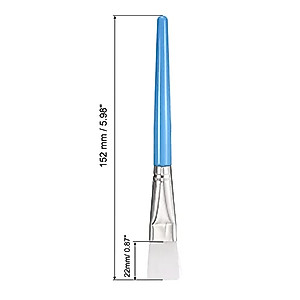 PATIKIL Succulent Cleaning Brush 4Pack 152mm Gardening Tools Plant Brush for Garden Blue Handle