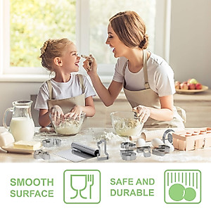 Bakerpan Stainless Steel Number 2 Cookie Cutter, Cookie Cutter Number Two Shapes, 3 1/2 Inch - Set of 2