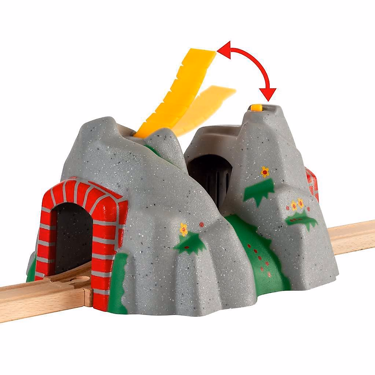 BRIO World - 33481 Adventure Tunnel - Interactive Toy Train Accessory for Kids | Enhances Motor Skills | Compatible with All BRIO Train Sets | FSC-Certified Beech Wood | Ideal for Ages 3 and Up