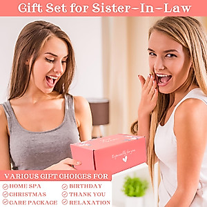 Sister in Law Gifts, Best Sister in Law Birthday Gifts, Christmas, Wedding Or Thanksgiving Day Best Gifts for Sister-in-Law, Sister-in-Law Spa Gift Basket Set