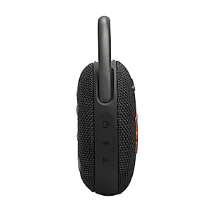 JBL Clip 5 - Ultra-PortaJBL Clip 5 - Ultra-Portable, Waterproof & Dustproof Bluetooth Speaker, Big Pro Sound with Punchy bass, Integrated Carabiner, Up to 12 Hours of Play, (Black) (Renewed)