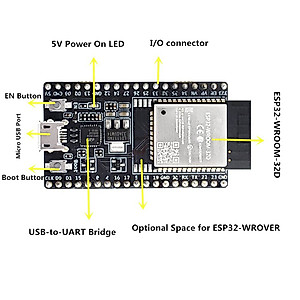 Rakstore ESP32-DevKitC Development Board WROOM-32D ESP-WROOM-32D Module