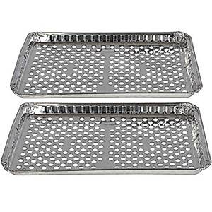 Foil Disposable Grill Topper Trays, 2-ct. Packs - 15 1/2 X 10 3/8 - (5 Packs of 2)
